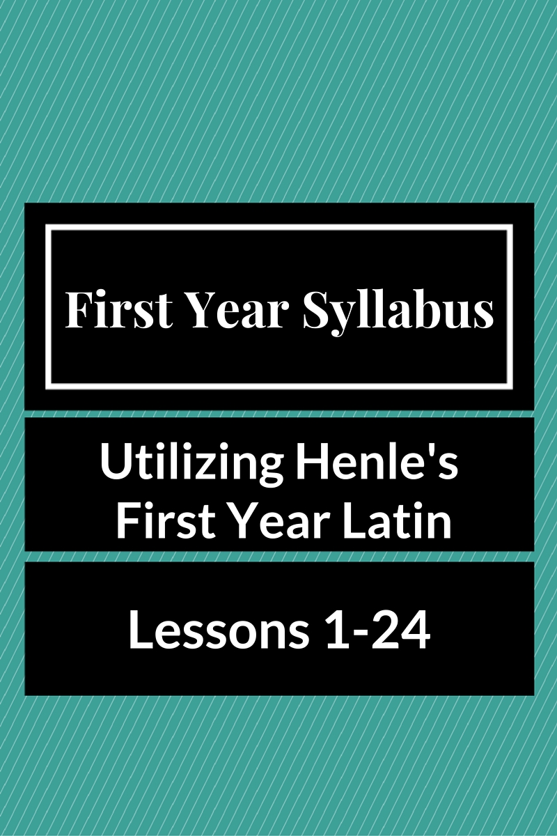 Bonus Materials — Magistra Jones Latin Instruction