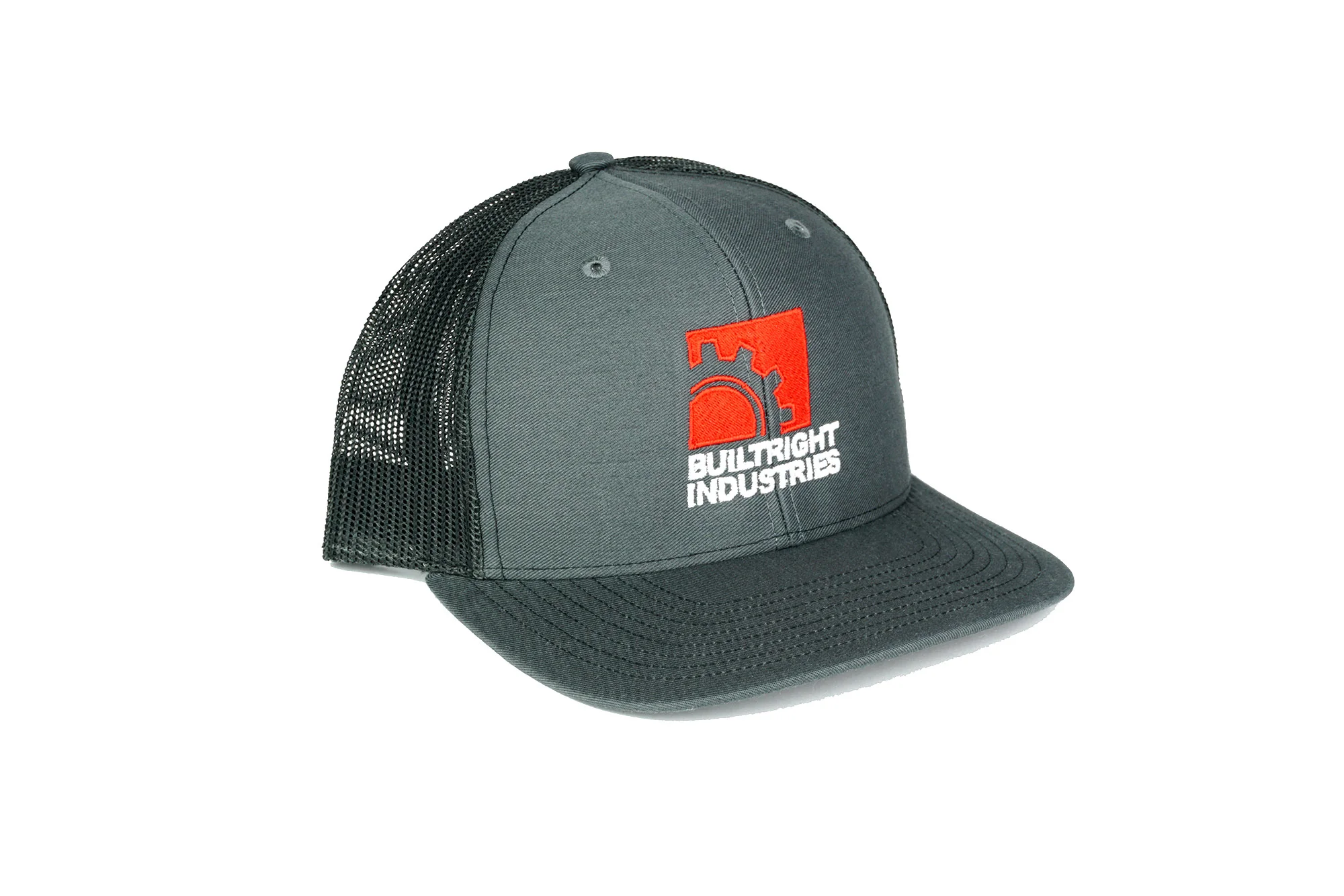 Gearbox Logo Hat - Gray Mesh — BuiltRight Industries