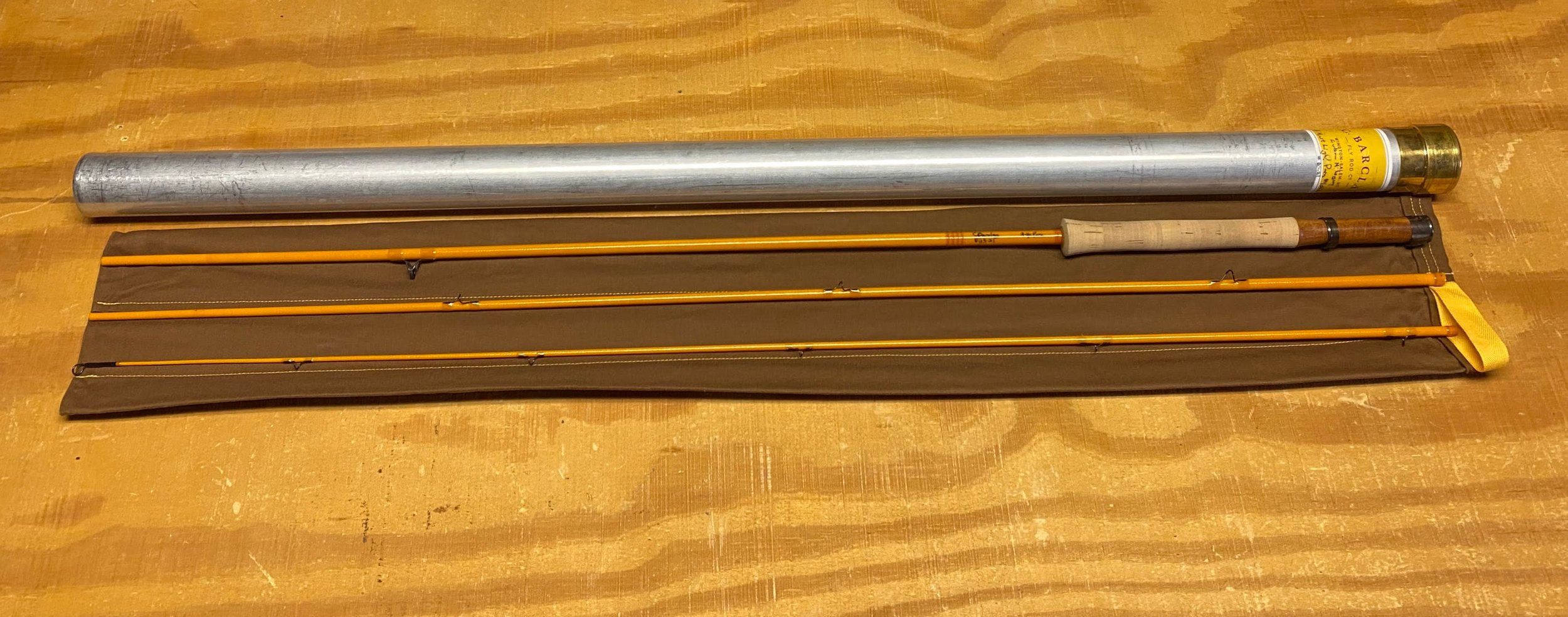 Parabolic 8-4L fiberglass fly rod - lightly used — C. Barclay Fly Rod Co.