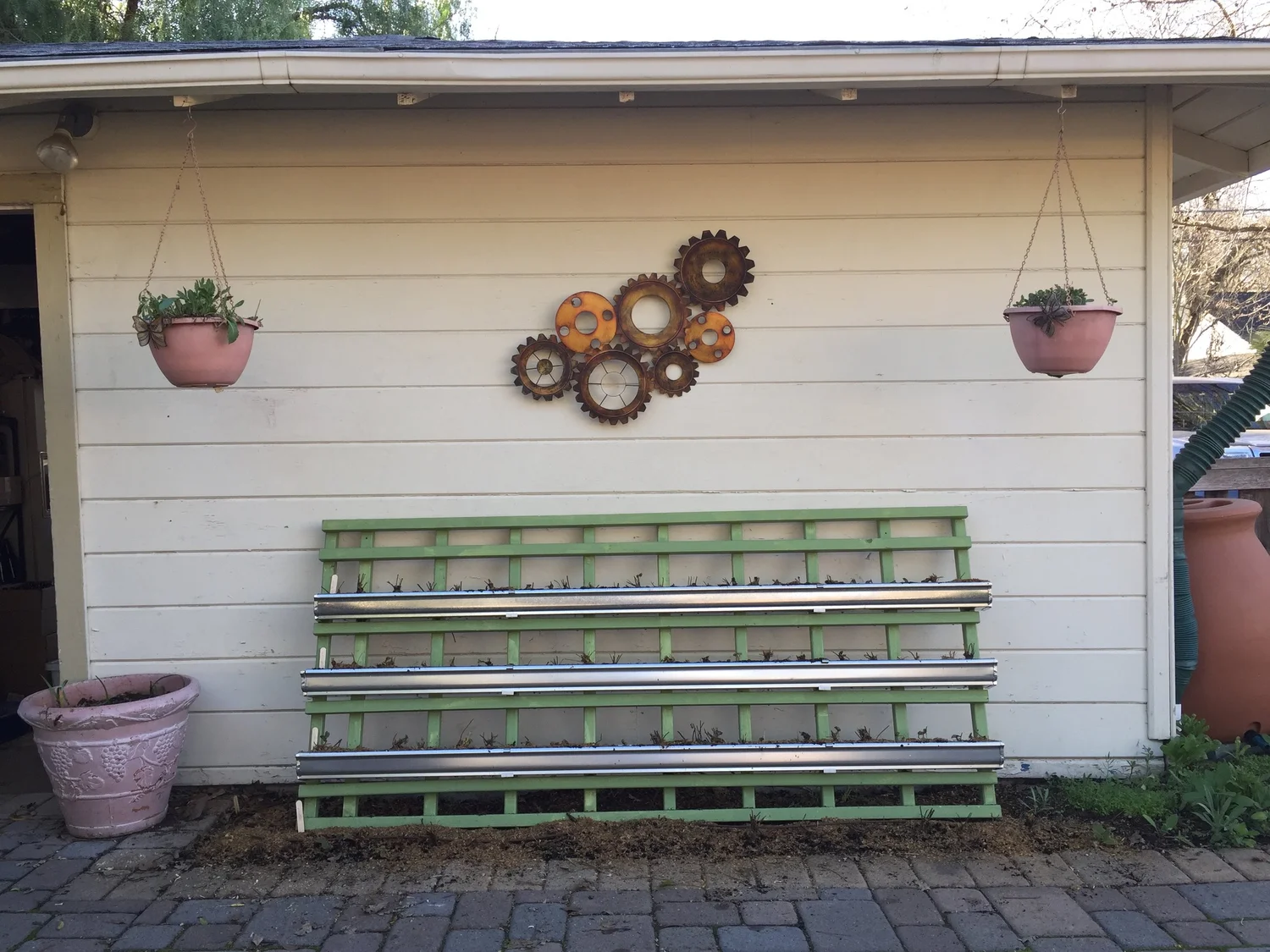 New Strawberry Wall — Poppy Corners Urban Farm