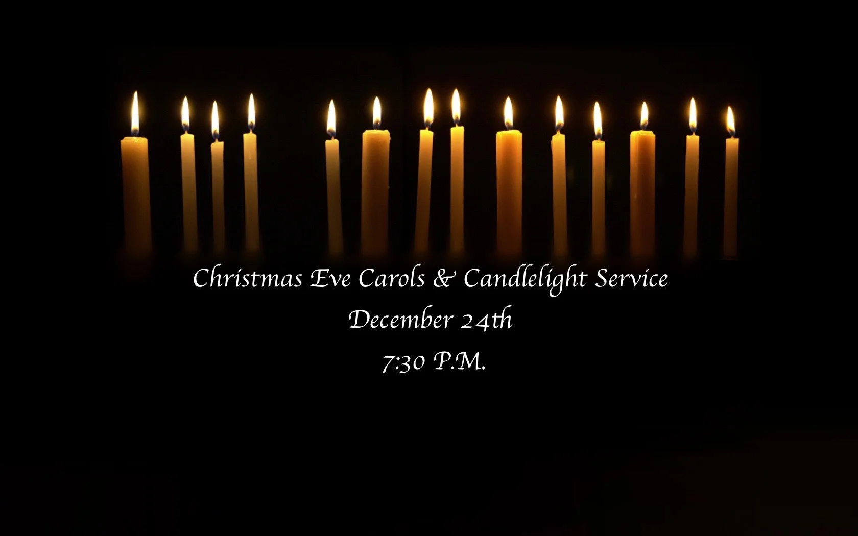 Christmas Eve Carols and Candlelight Service — Brookings Presbyterian ...