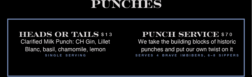 Menu PDF — The Violet Hour