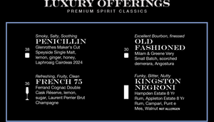 Menu PDF — The Violet Hour