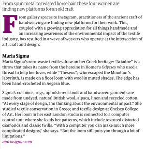 MS @ The Observer Magazine — MARIA SIGMA