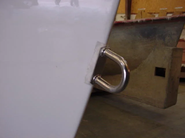 38050.500 Mooring Eye Thru-bolted at Stem — Stuart Marine Corp.