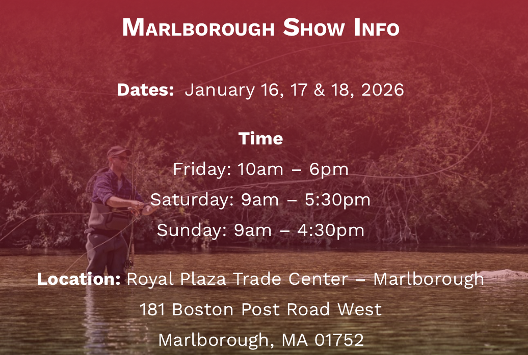 The Fly Fishing Show - Marlborough, MA — Panfish On The Fly