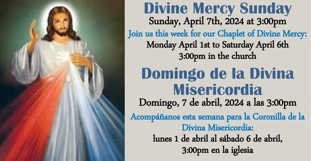 Sunday of Divine Mercy, Domingo de la Divina Misericordia — Queen of ...
