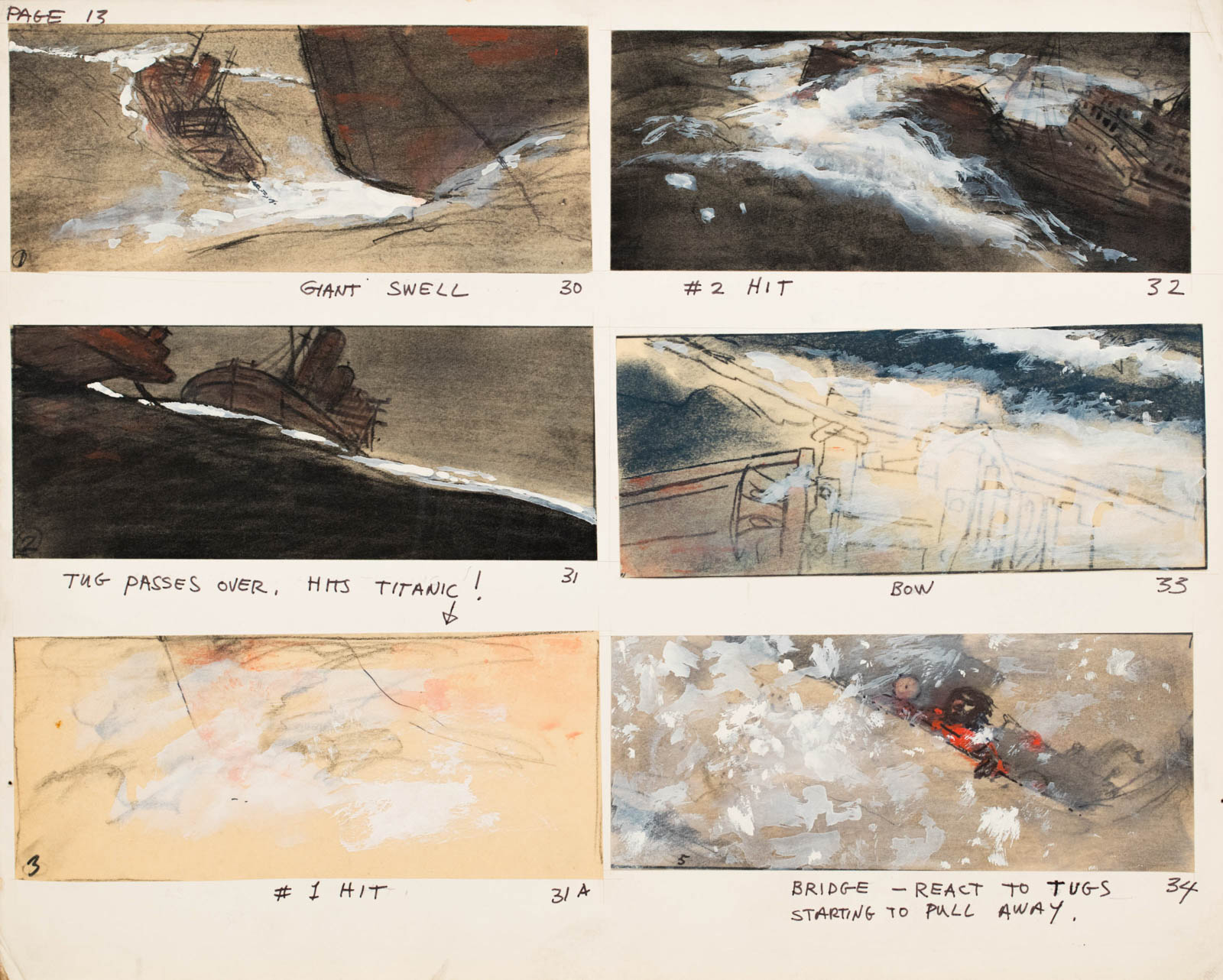 Raise the Titanic concept art for the raising sequence. : r/titanic