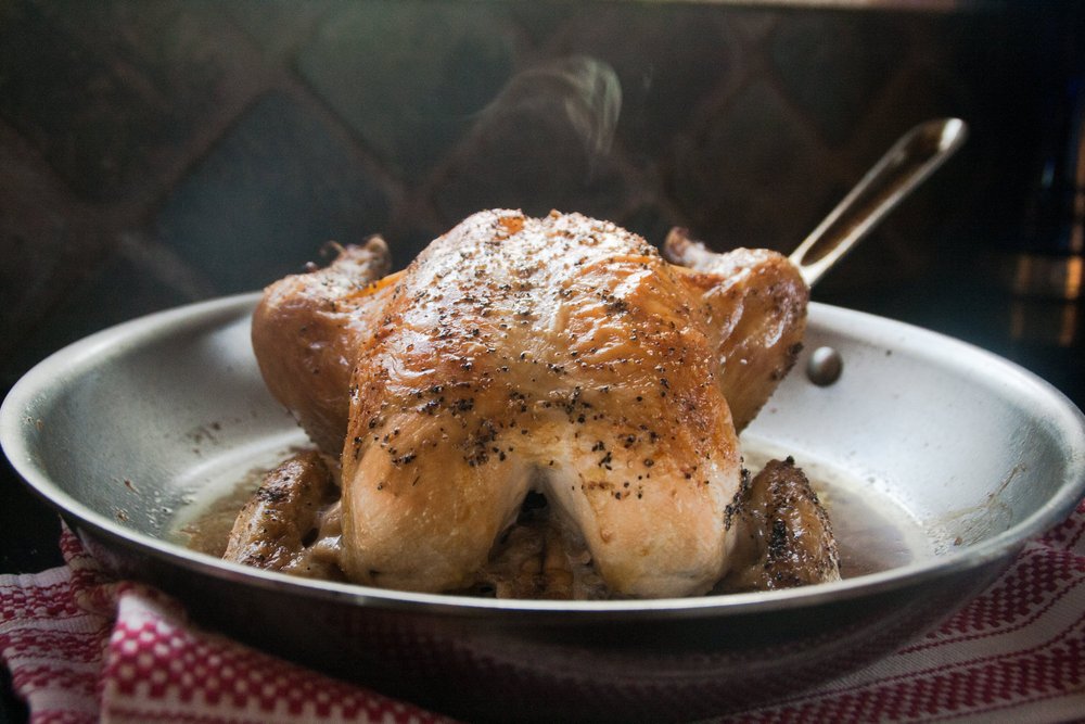 Cooked Whole Chicken With Head