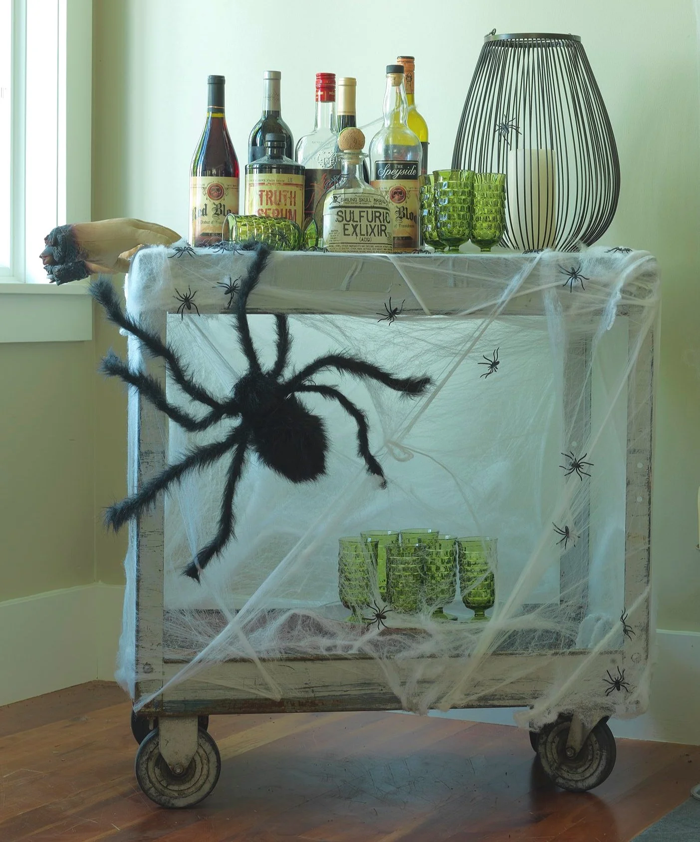 Last Minute Halloween Decor, Instant Creepy Bar, and Exterior ...