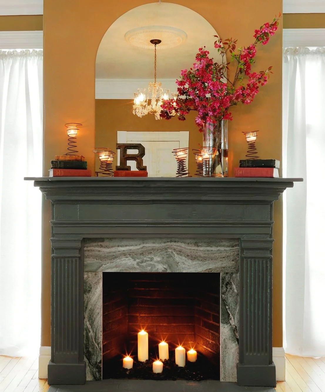 MANTEL MAKEOVER -- For Under $200 Using Reclaimed Materials! — Joanne ...