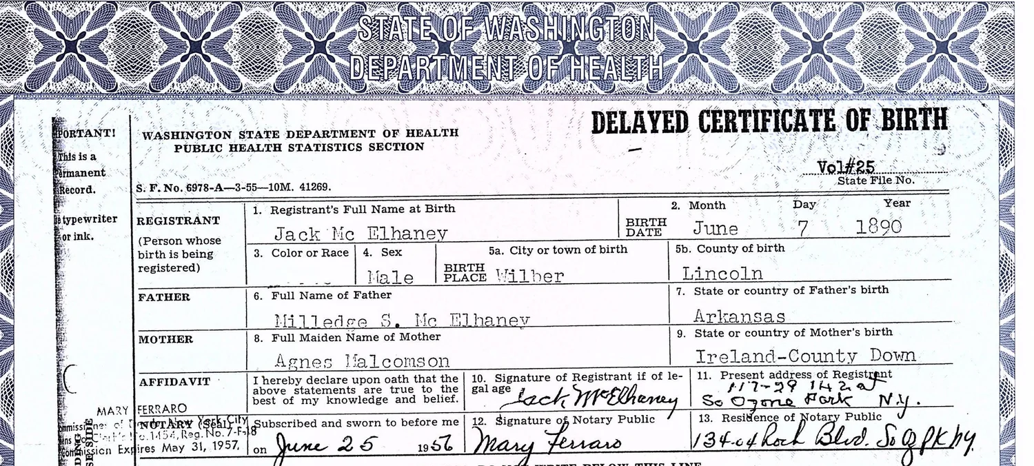 Genealogy 101: Birth Records — Jenna Leigh Tait