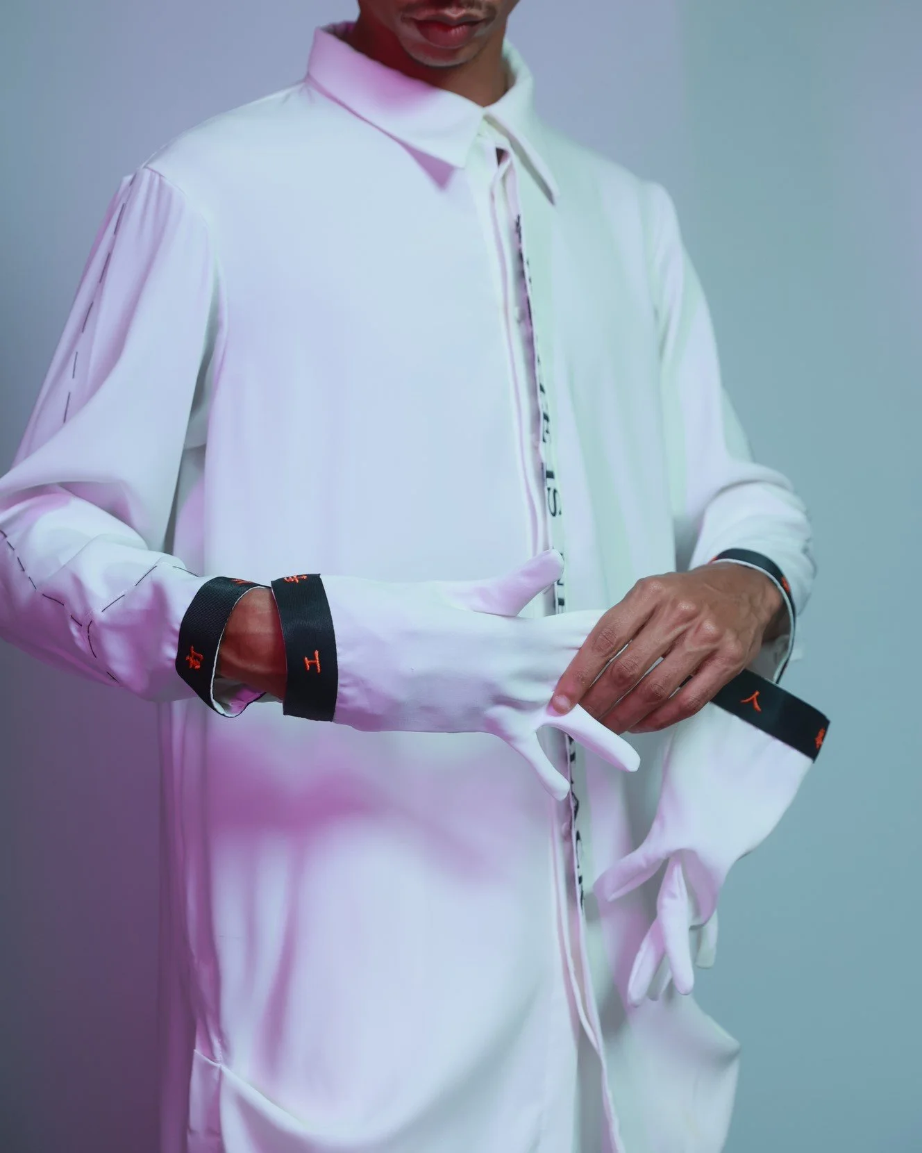 Deconstructed-Sleeves Embroidery Shirt — INF - Garment for the rebels ...