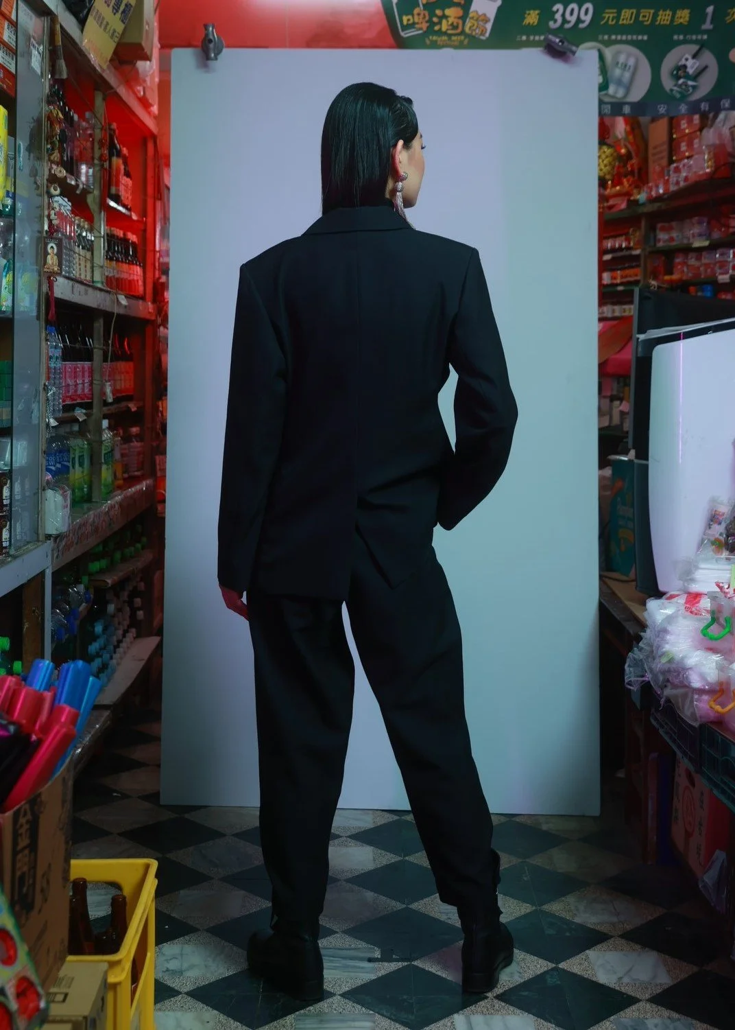 Deconstructed-Shoulder Grunge Style Suit — INF - Garment for the rebels ...
