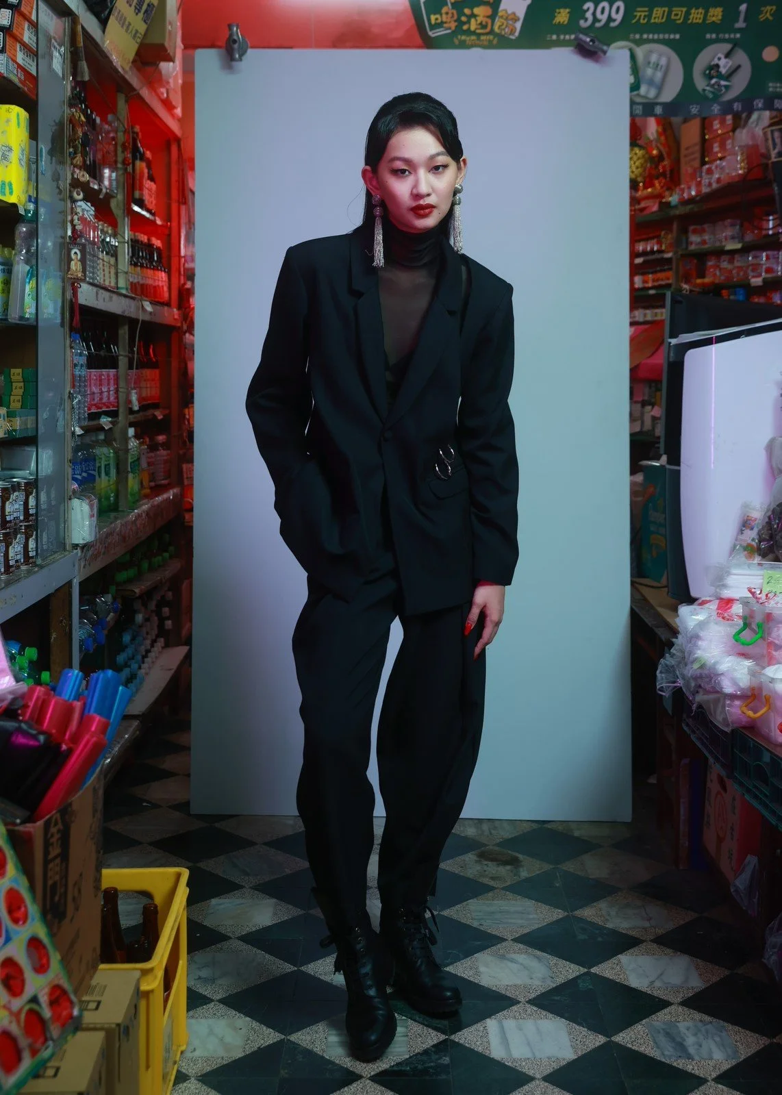 Deconstructed-Shoulder Grunge Style Suit — INF - Garment for the rebels ...