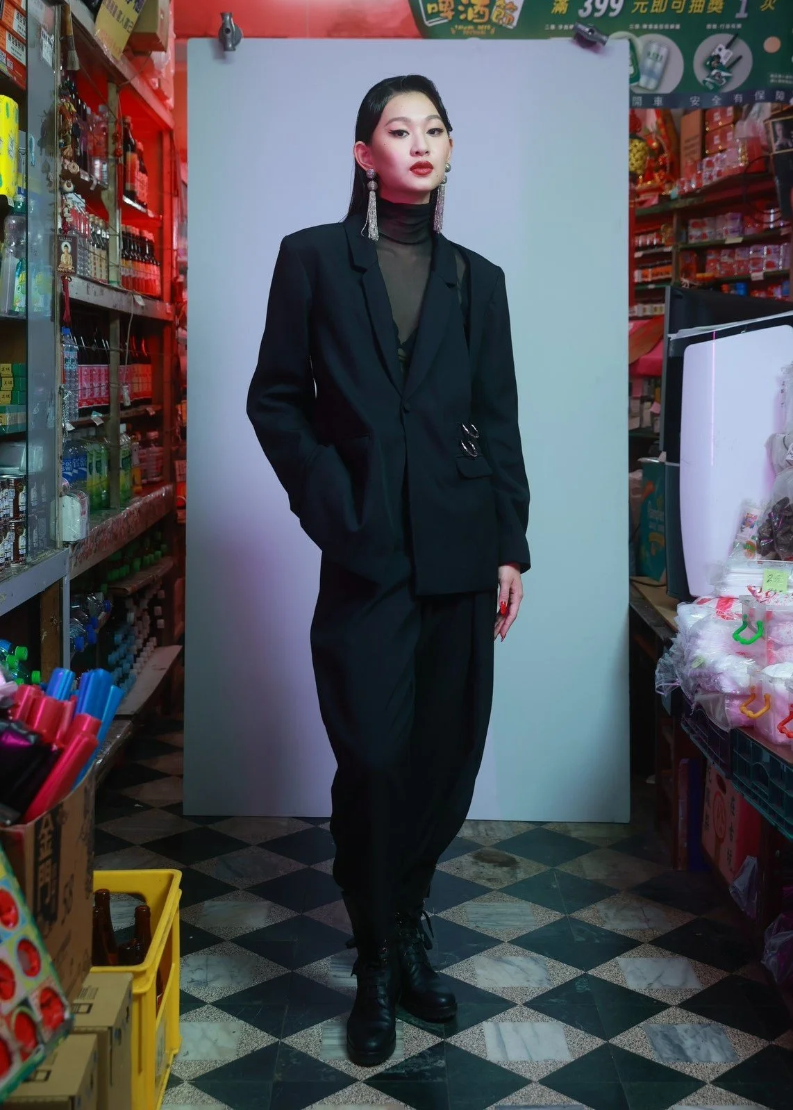 Deconstructed-Shoulder Grunge Style Suit — INF - Garment for the rebels ...