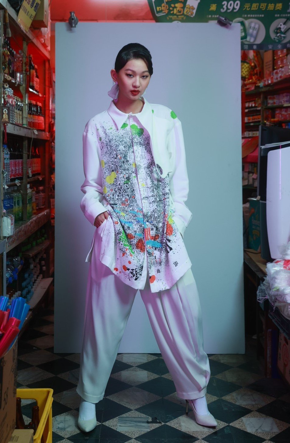 White Harlem Style Pleated Suit Pants — INF - Garment for the rebels ...