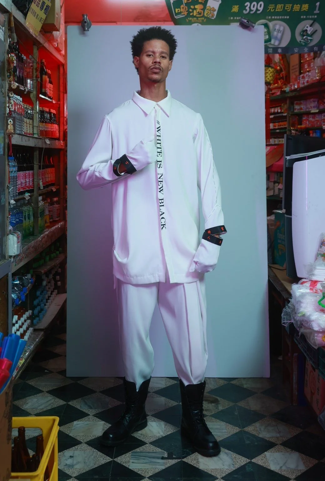 White Harlem Style Pleated Suit Pants — INF - Garment for the rebels ...