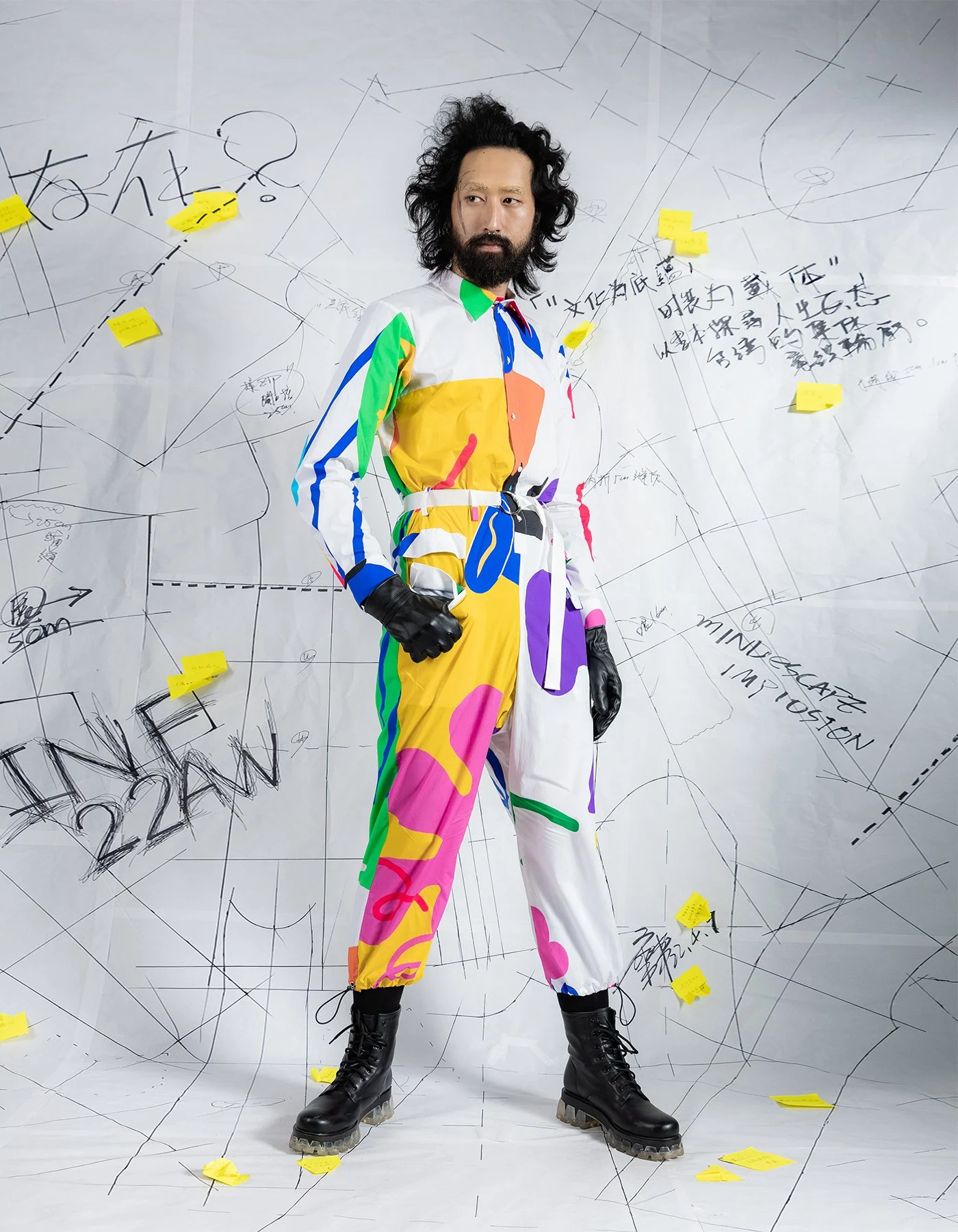 INF Crossover White Printed Overalls — INF - Garment for the rebels ...