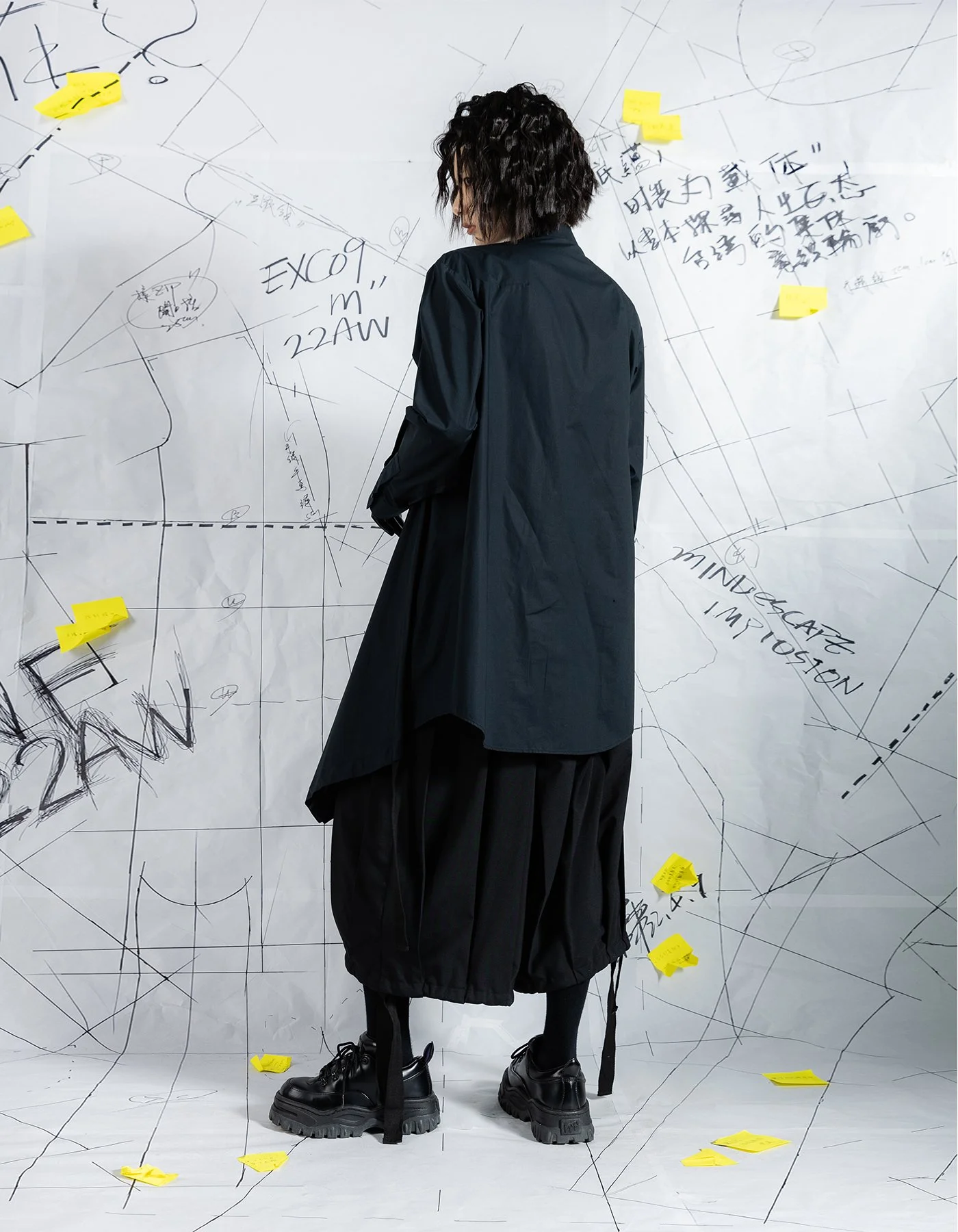 INF Book Page Structure Long Shirt With Straps — INF - Garment for the ...