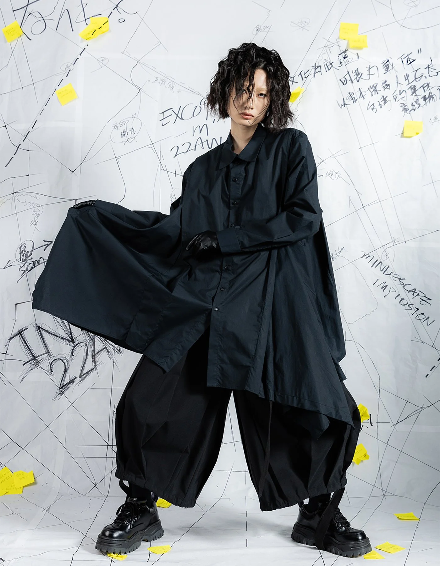 INF Book Page Structure Long Shirt With Straps — INF - Garment for the ...