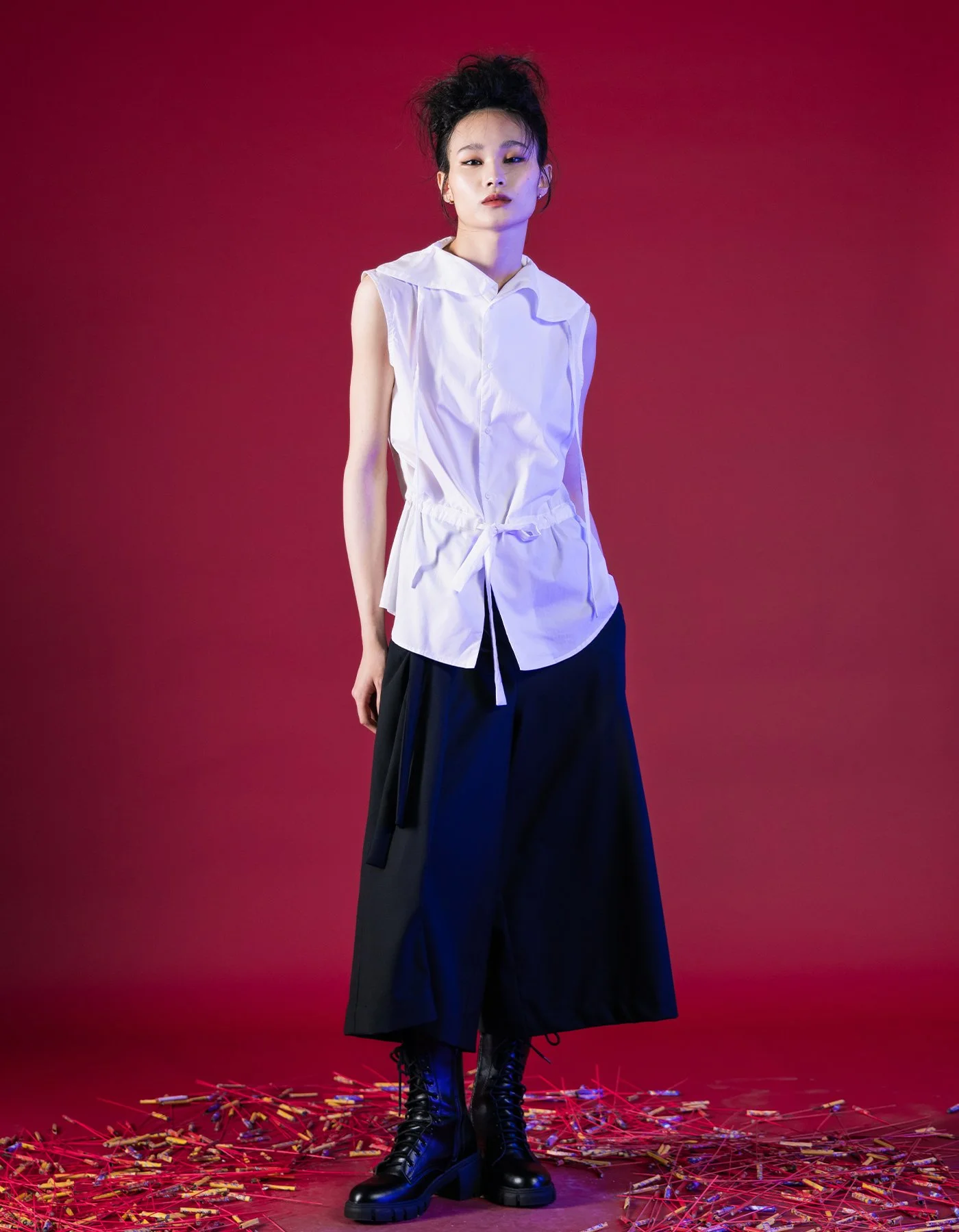 INF Transforming-Collar Shirt Without Sleeves — INF - Garment for the ...