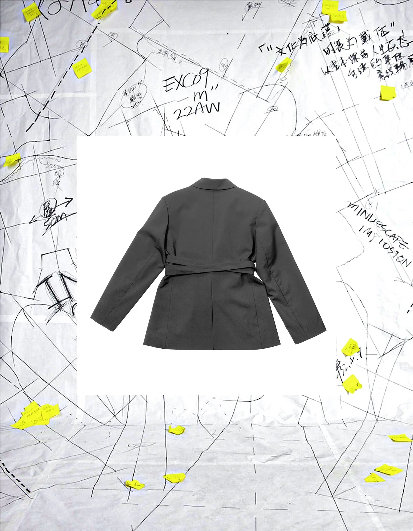 INF Shoulder Cutout Tied Waist Blazer — INF - Garment for the rebels ...