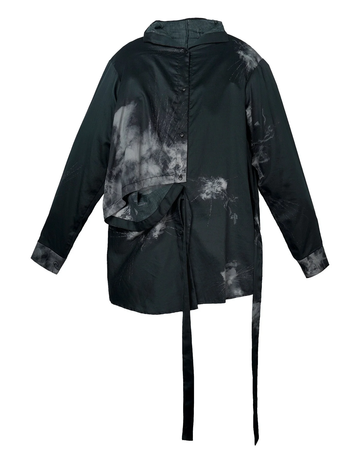 INF Unsymmetrical Stand-Collar Shirt — INF - Garment for the rebels ...