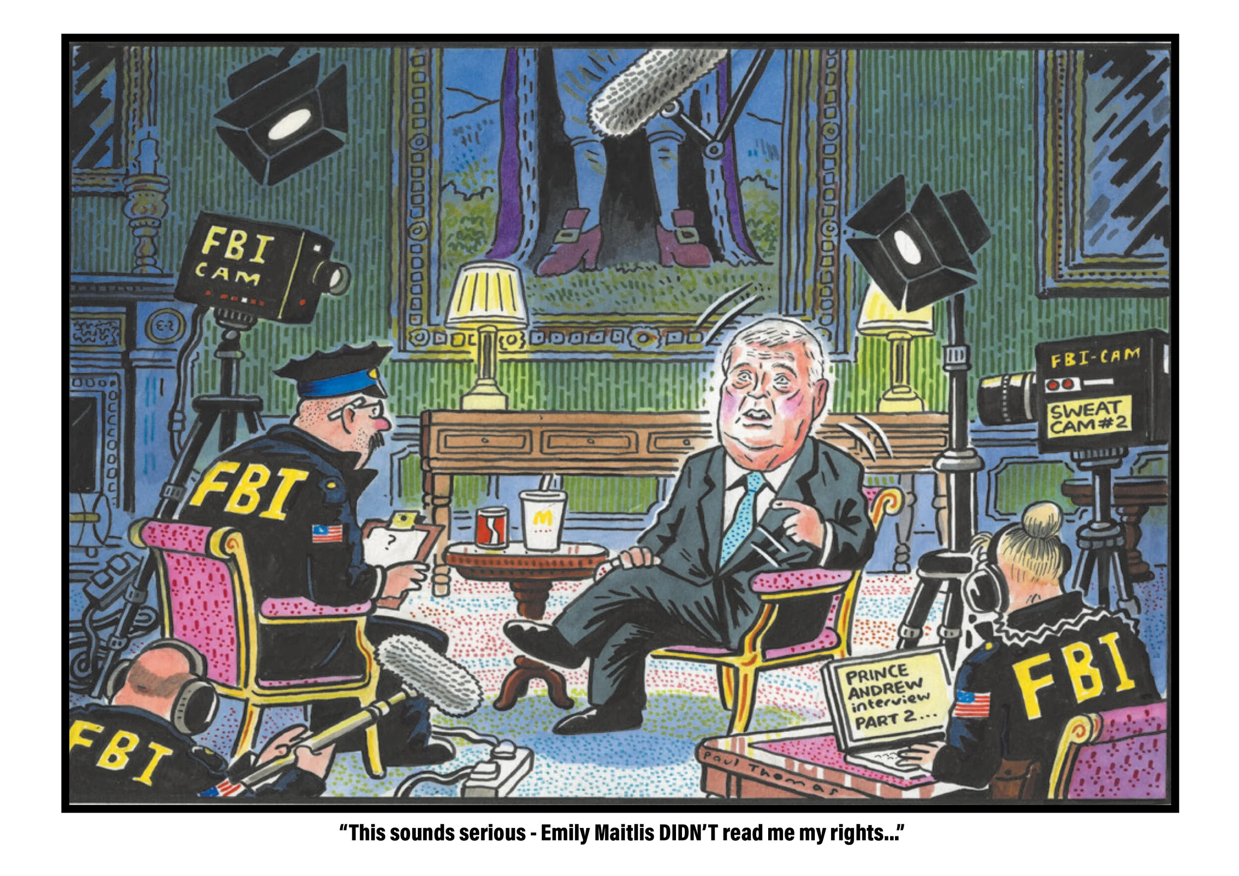 Daily Mail Cartoons — Paul Thomas - Award winning artist