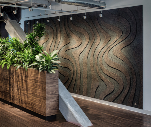 Dimensional cork wall covering — PLANTHROPY
