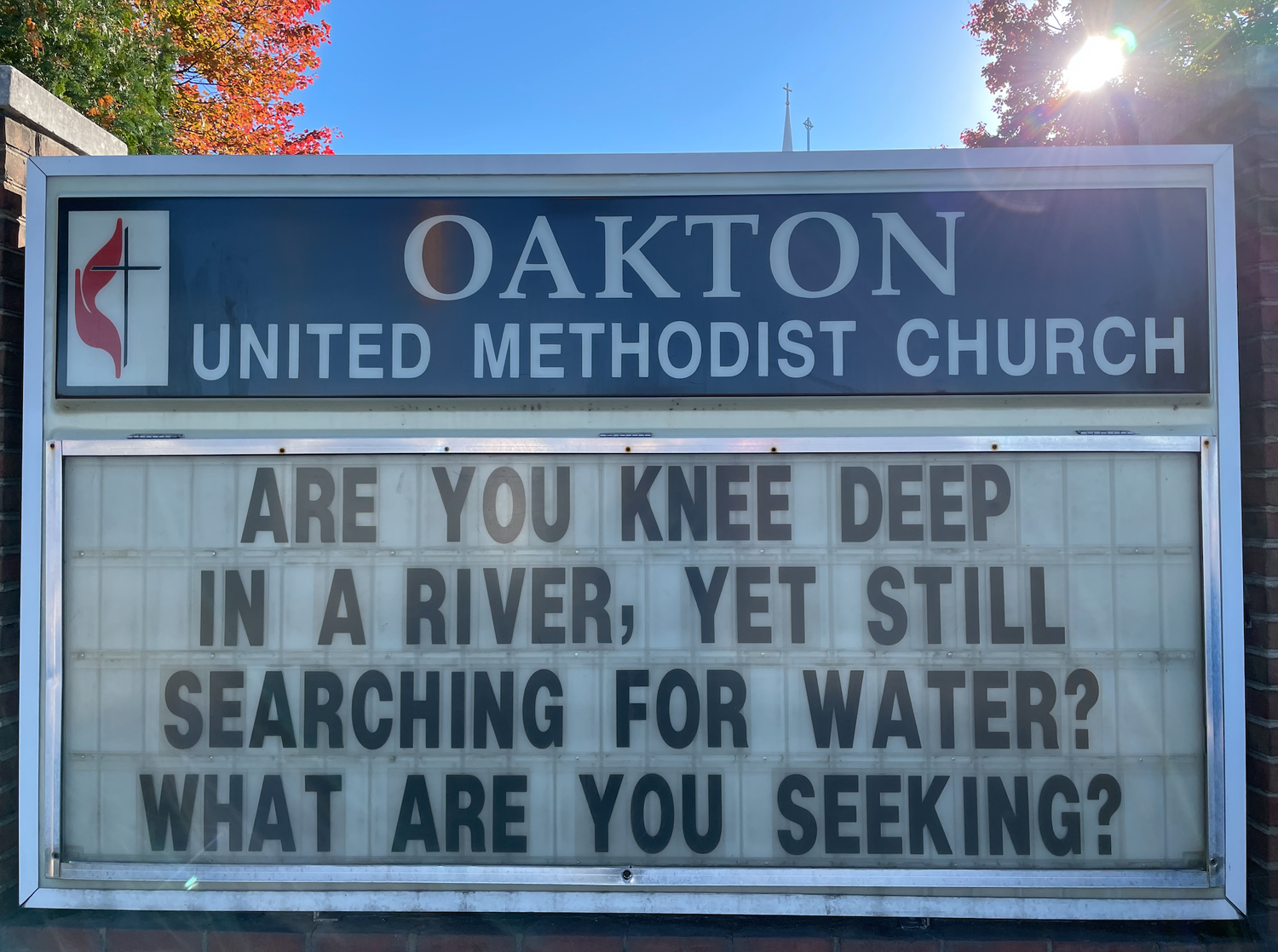 The Sign — Oakton United Methodist Church