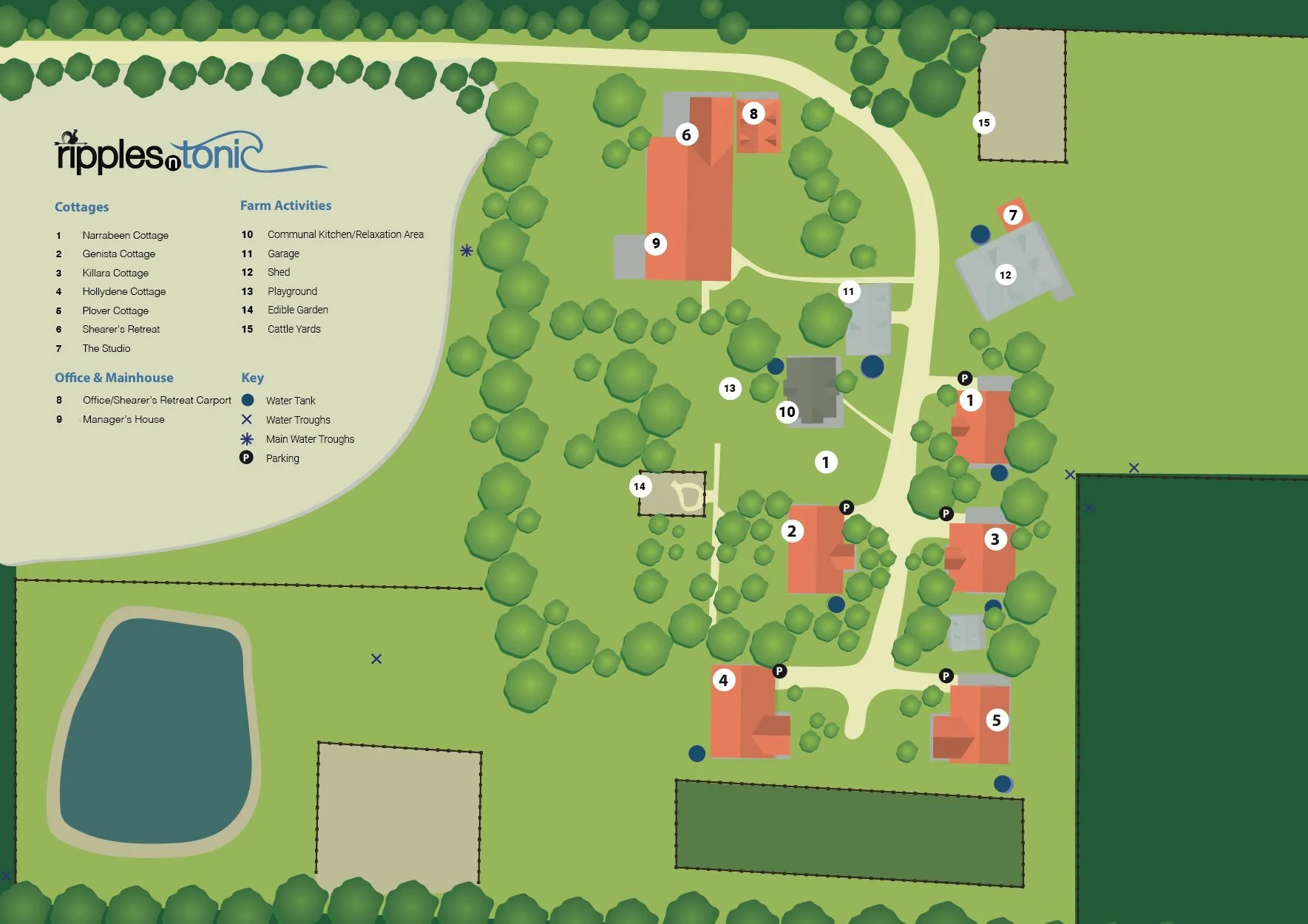 Accommodation Options — Ripples n Tonic