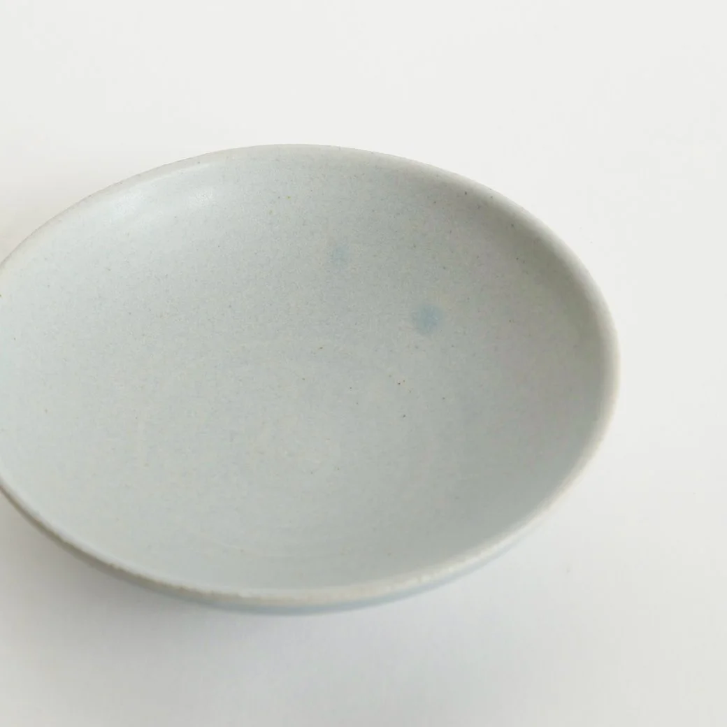 Light Blue Tapas Plate-ish Bowl — Yuko Nishikawa