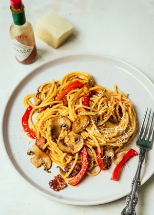 Spaghetti Napolitan (Japanese Ketchup Pasta) — saltnpepperhere