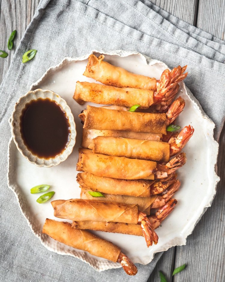 Easy Shrimp Spring Rolls — saltnpepperhere