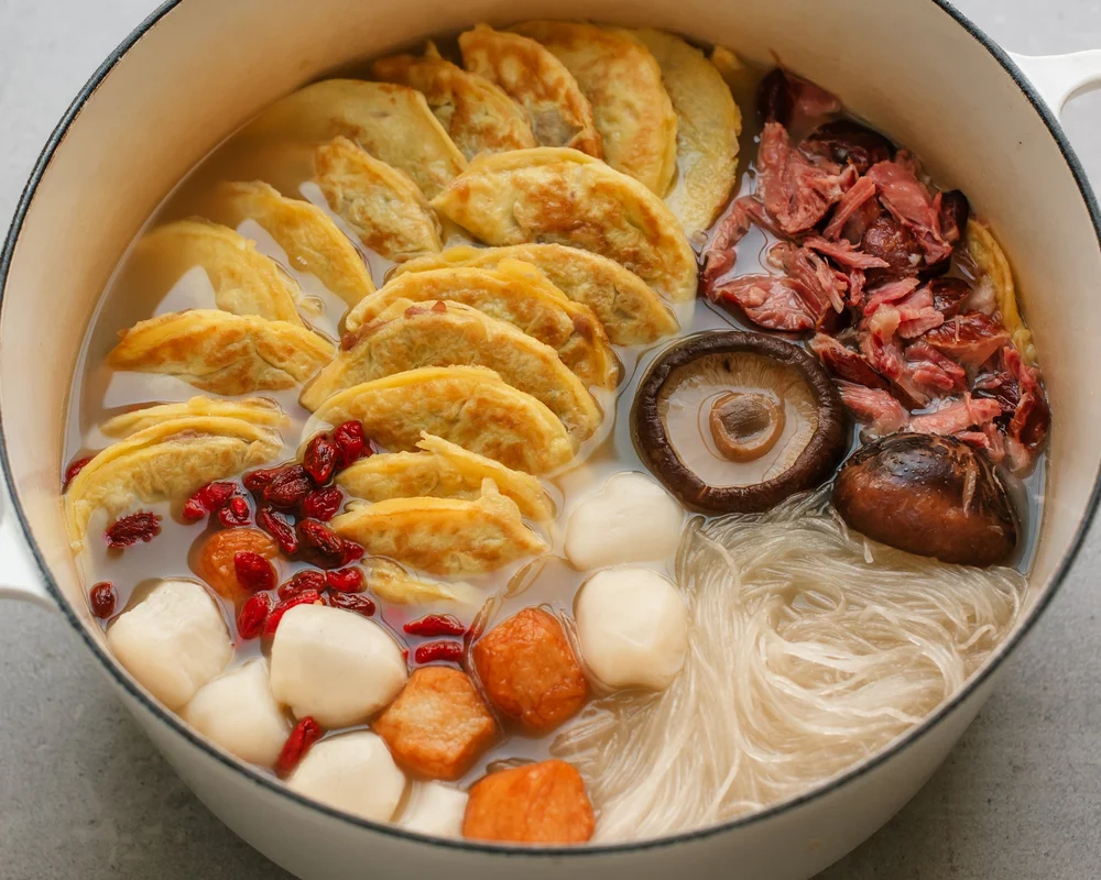 Chinese Egg Dumpling Soup — saltnpepperhere