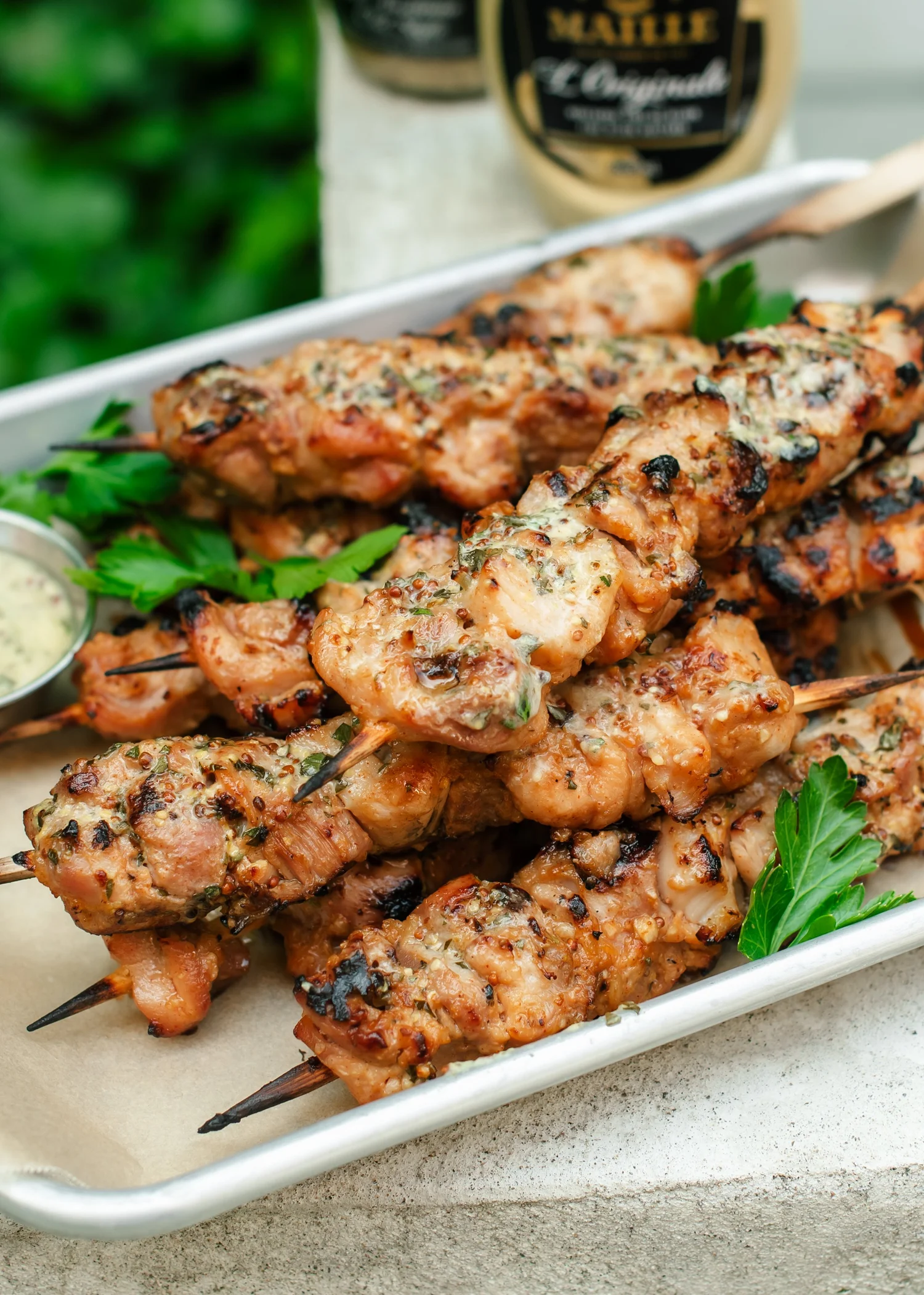 Miso Honey Mustard Chicken Skewers — saltnpepperhere