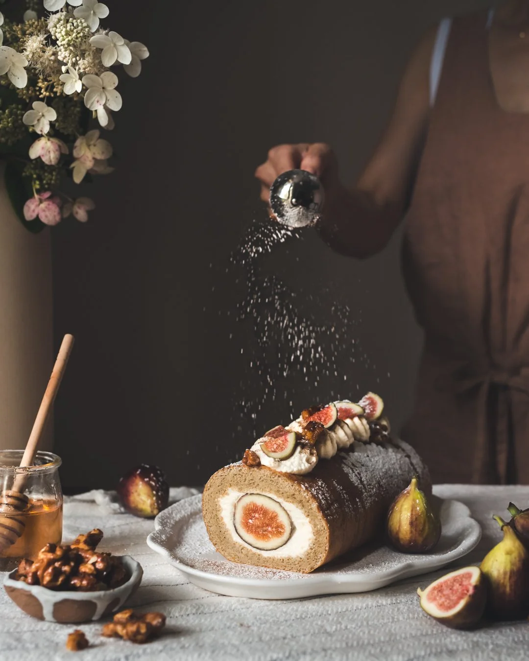 Fig and Cinnamon Roll Cake — saltnpepperhere