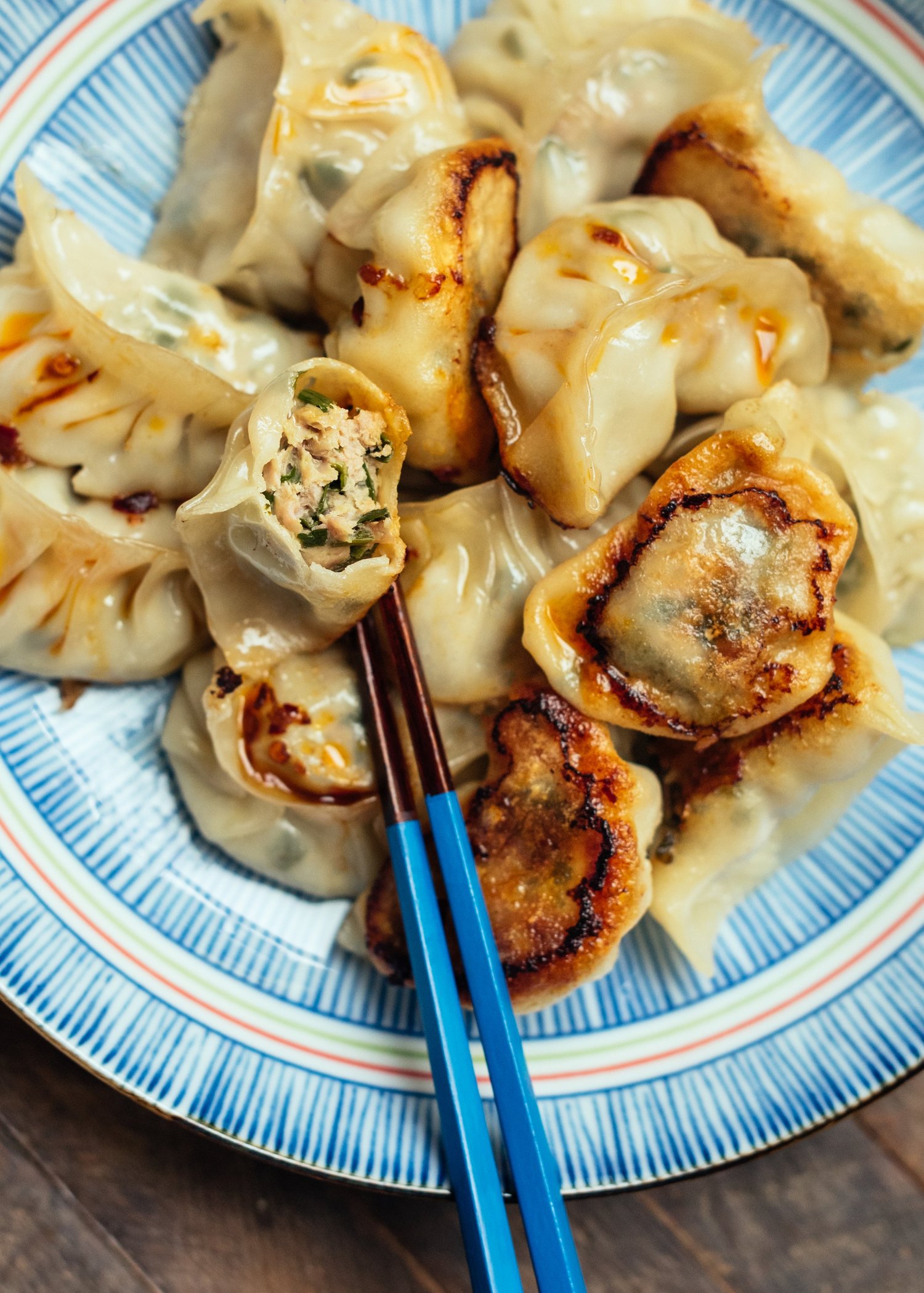 Chinese Chives and Pork Dumplings — saltnpepperhere