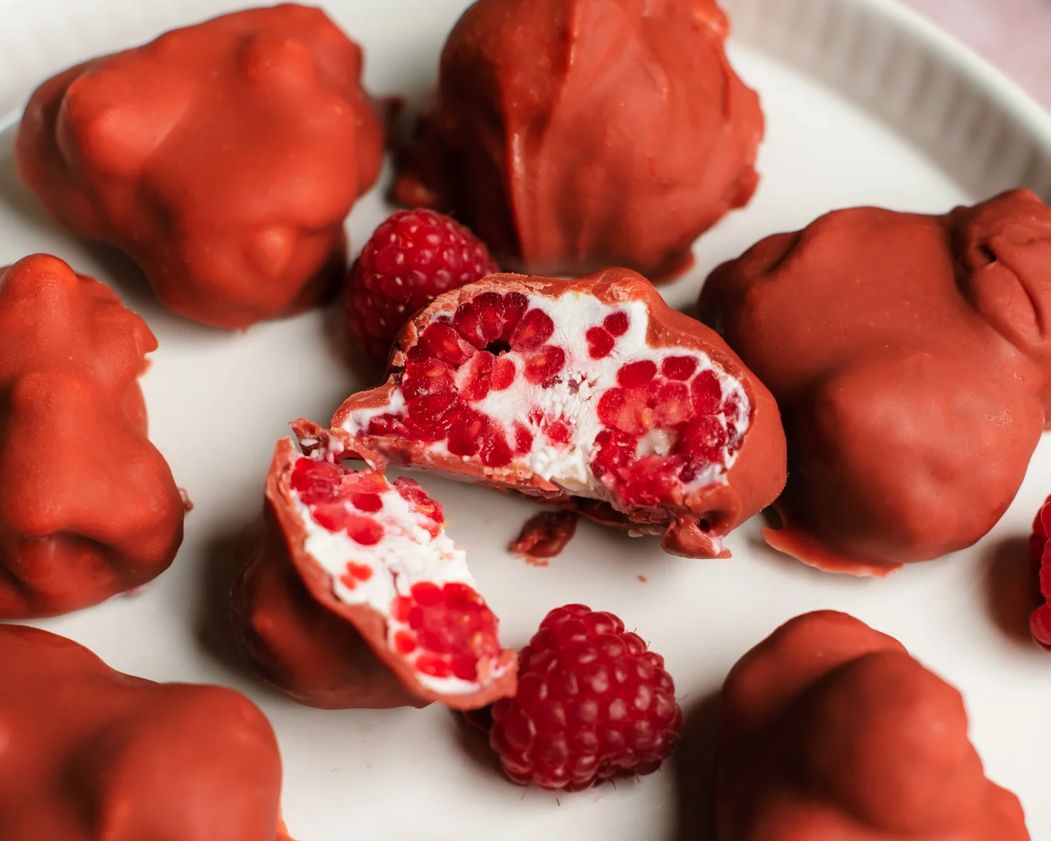 Raspberry Yogurt Clusters — saltnpepperhere