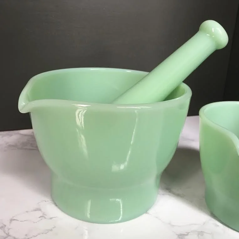 Glass Mortar And Pestle