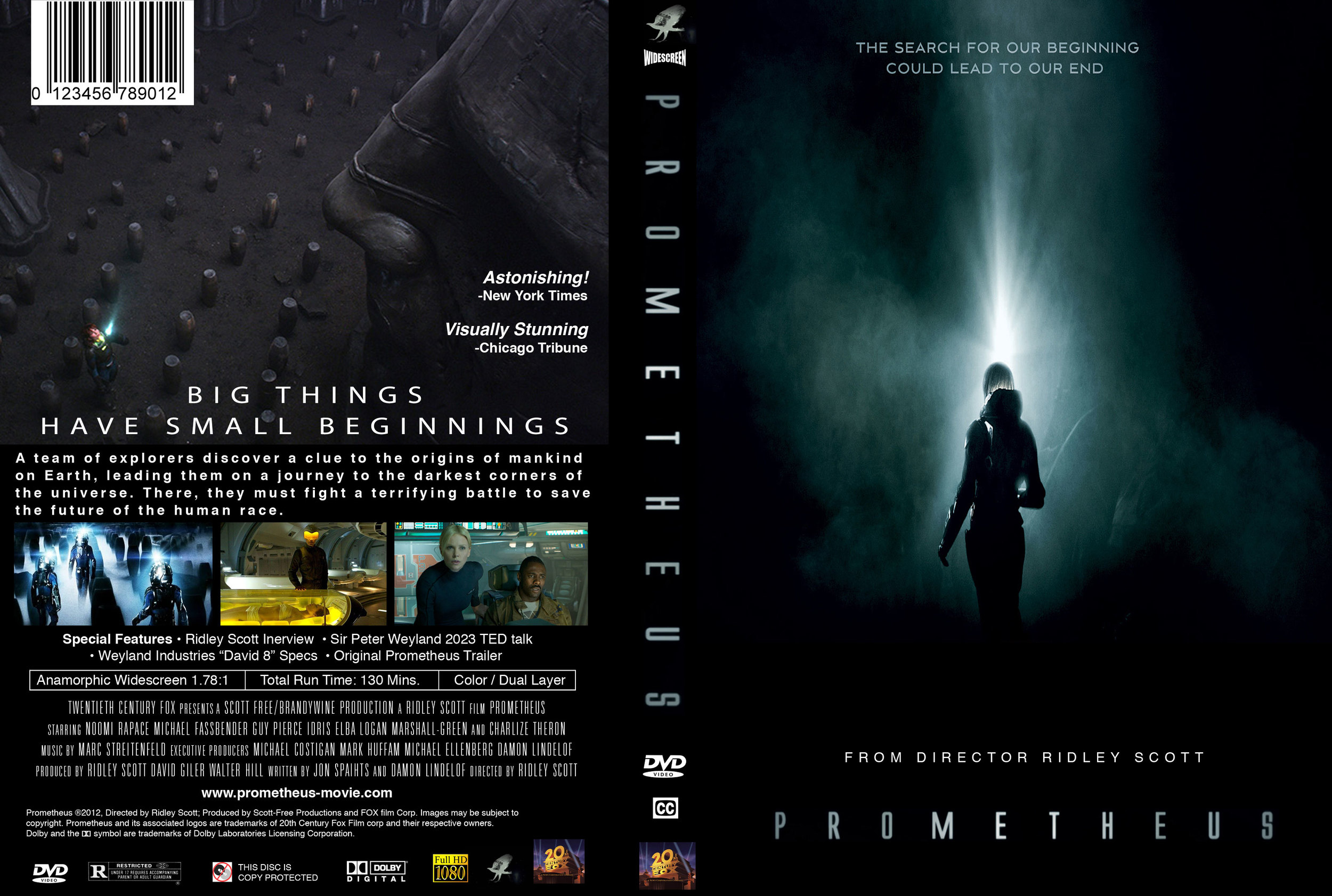 Prometheus Dvd Cover