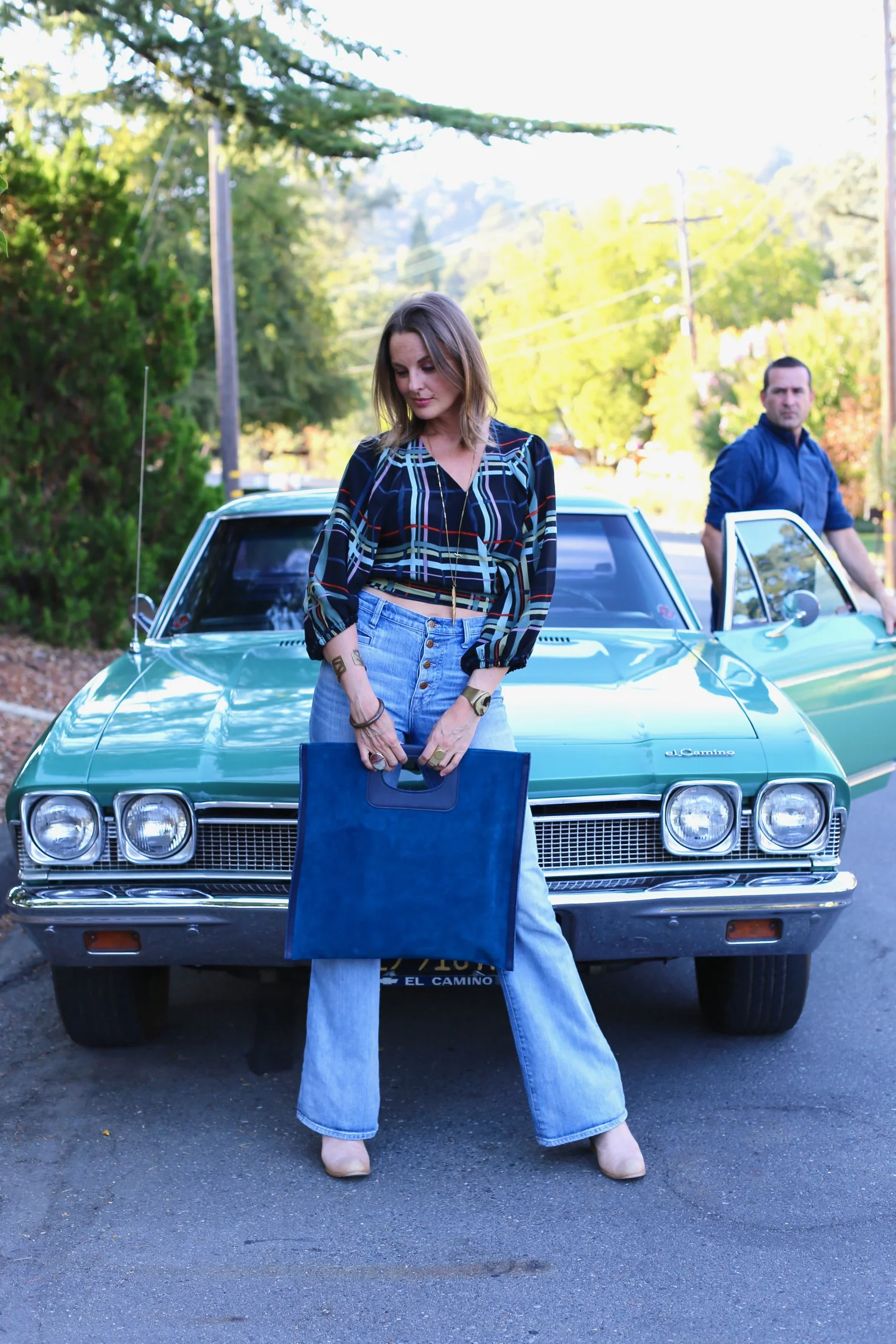 The Cass Clutch — Classic Cass | Stinson Amber Suede