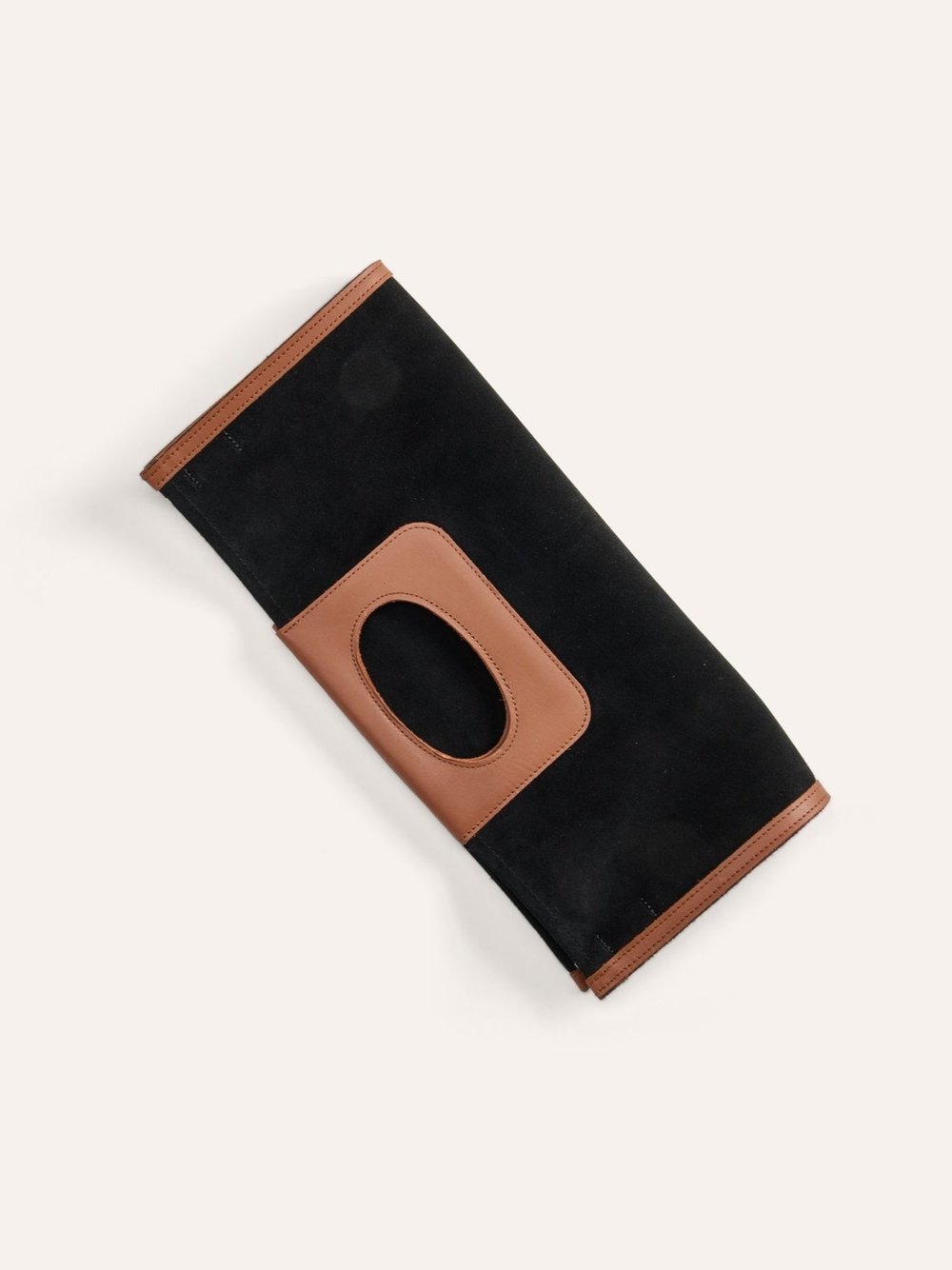 The Cass Clutch — Classic Cass | Stinson Amber Suede