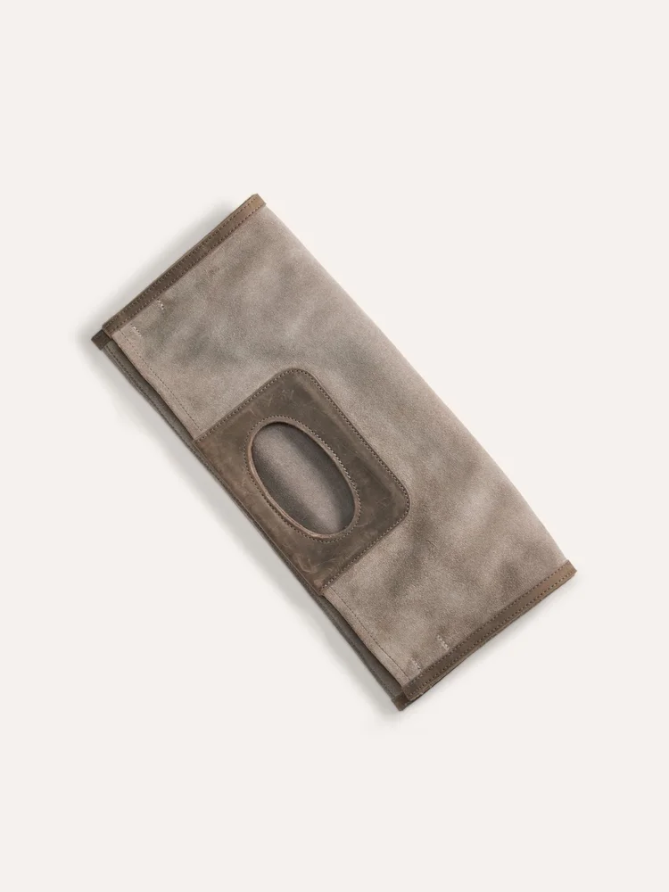 The Cass Clutch — Classic Cass // Stinson Amber Suede