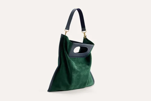 The Cass Clutch — Classic Cass | Stinson Amber Suede