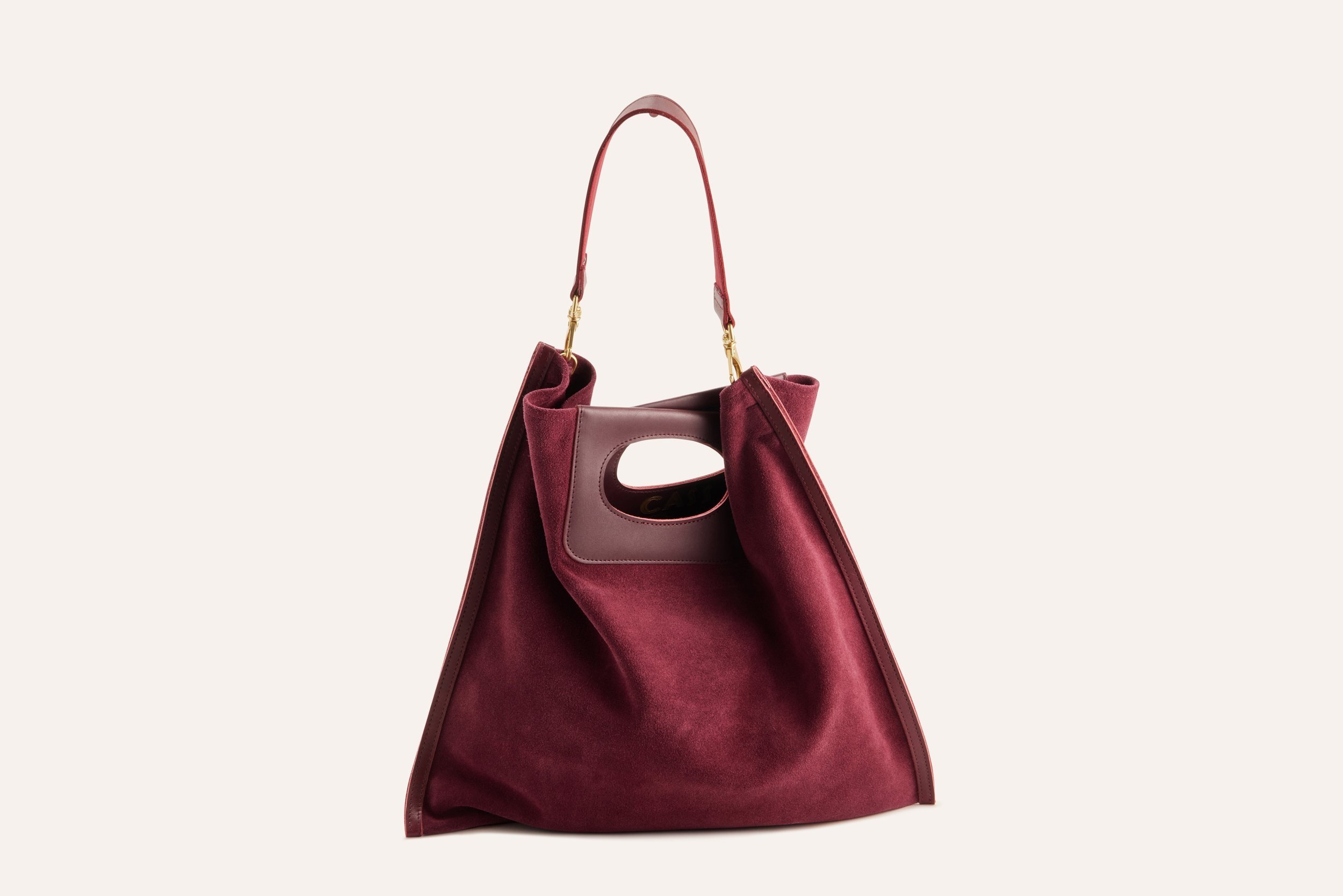 The Cass Clutch — Classic Cass | Stinson Amber Suede