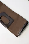 The Cass Clutch — Classic Cass | Stinson Amber Suede
