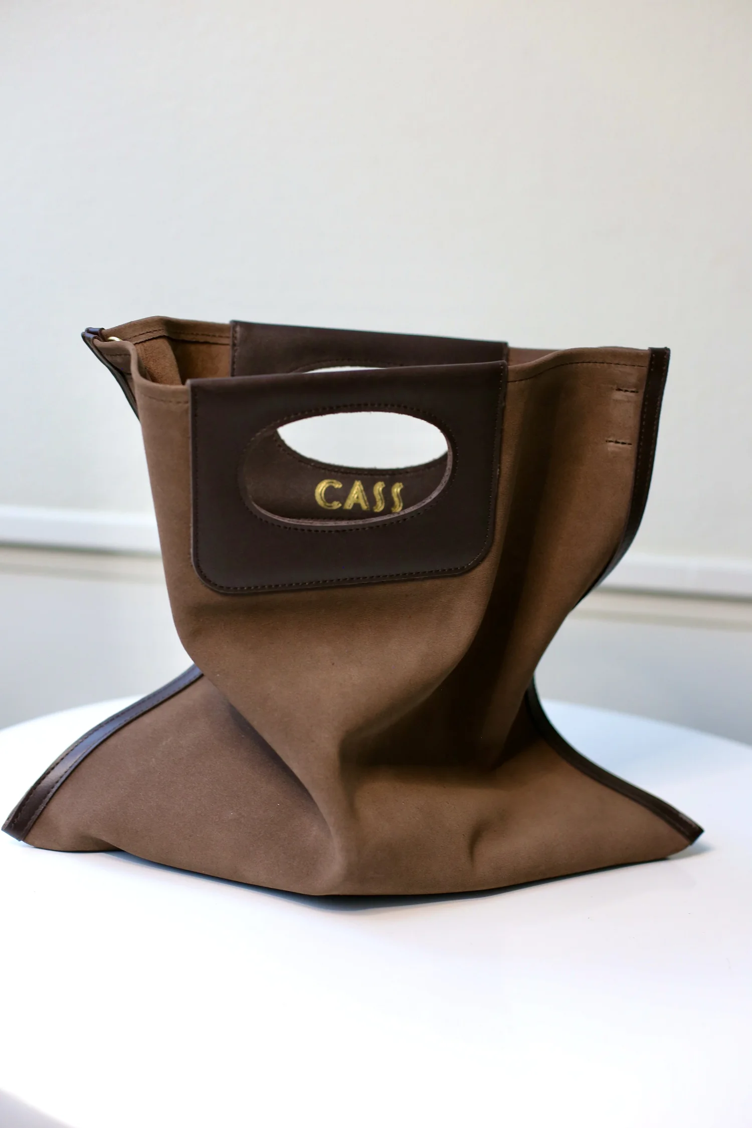 The Cass Clutch — Classic Cass | Stinson Amber Suede