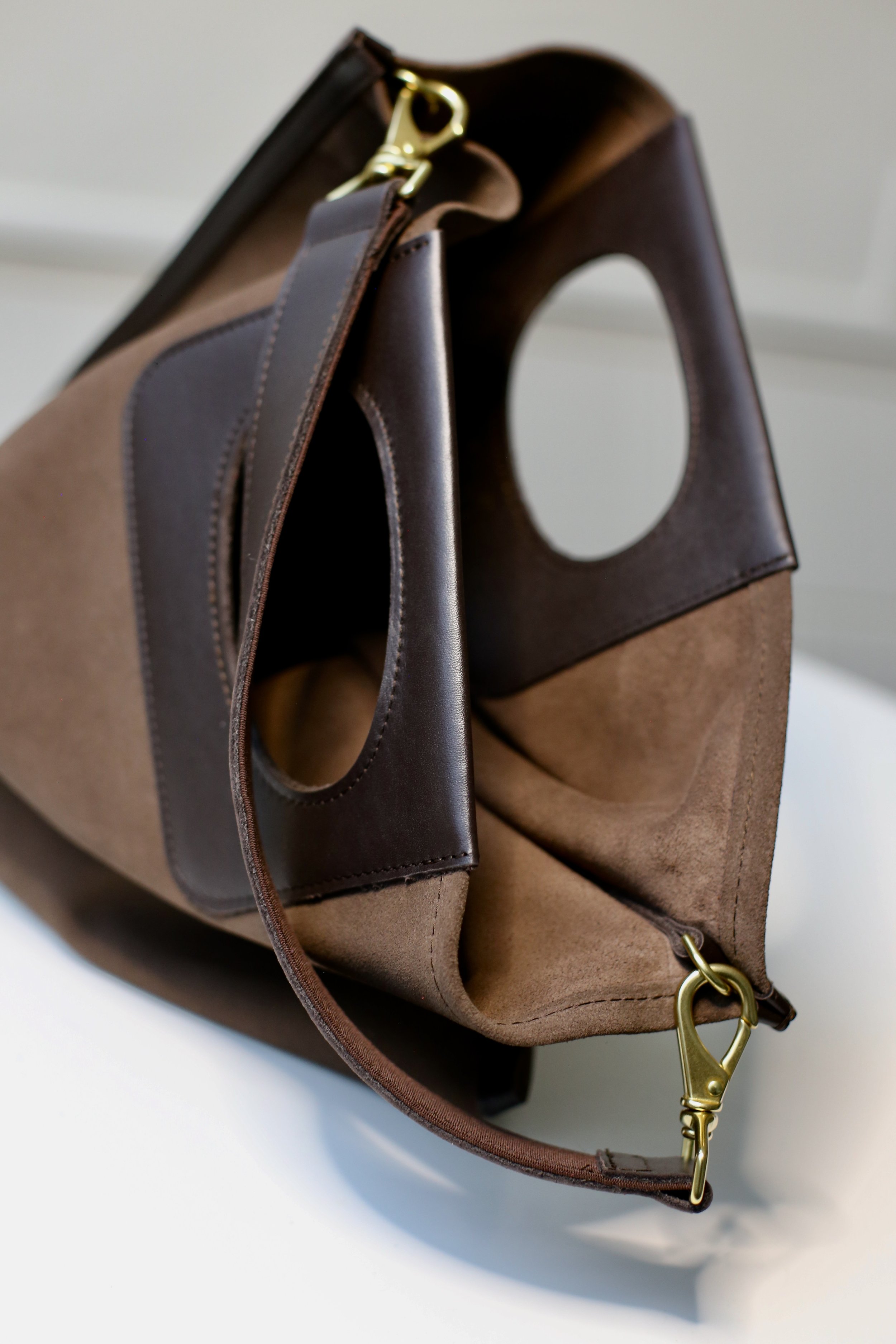 The Cass Clutch — Classic Cass | Stinson Amber Suede